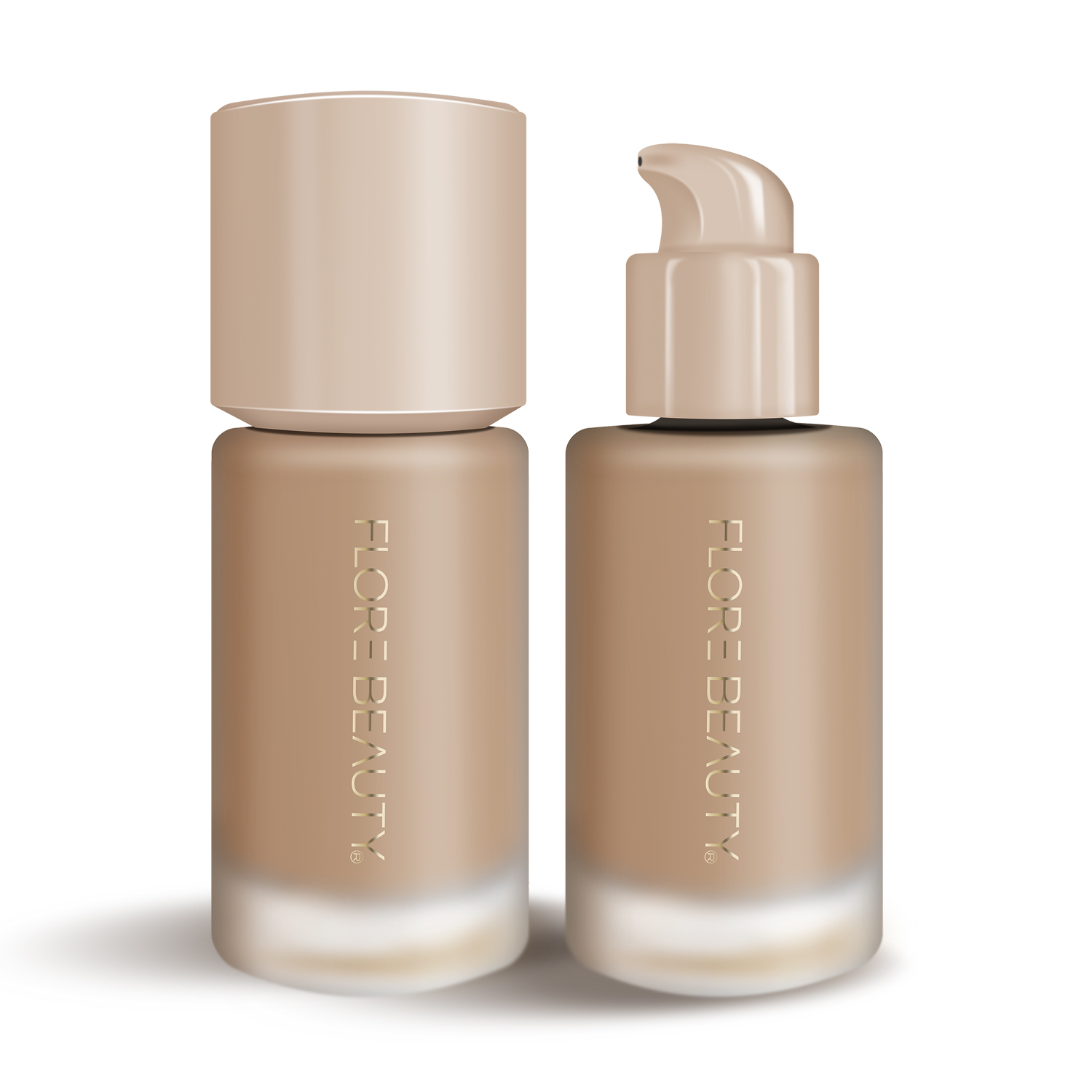 ANTI-POLLUTION FOUNDATION with Argan Oil & Peach Flower - FLORE BEAUTY
